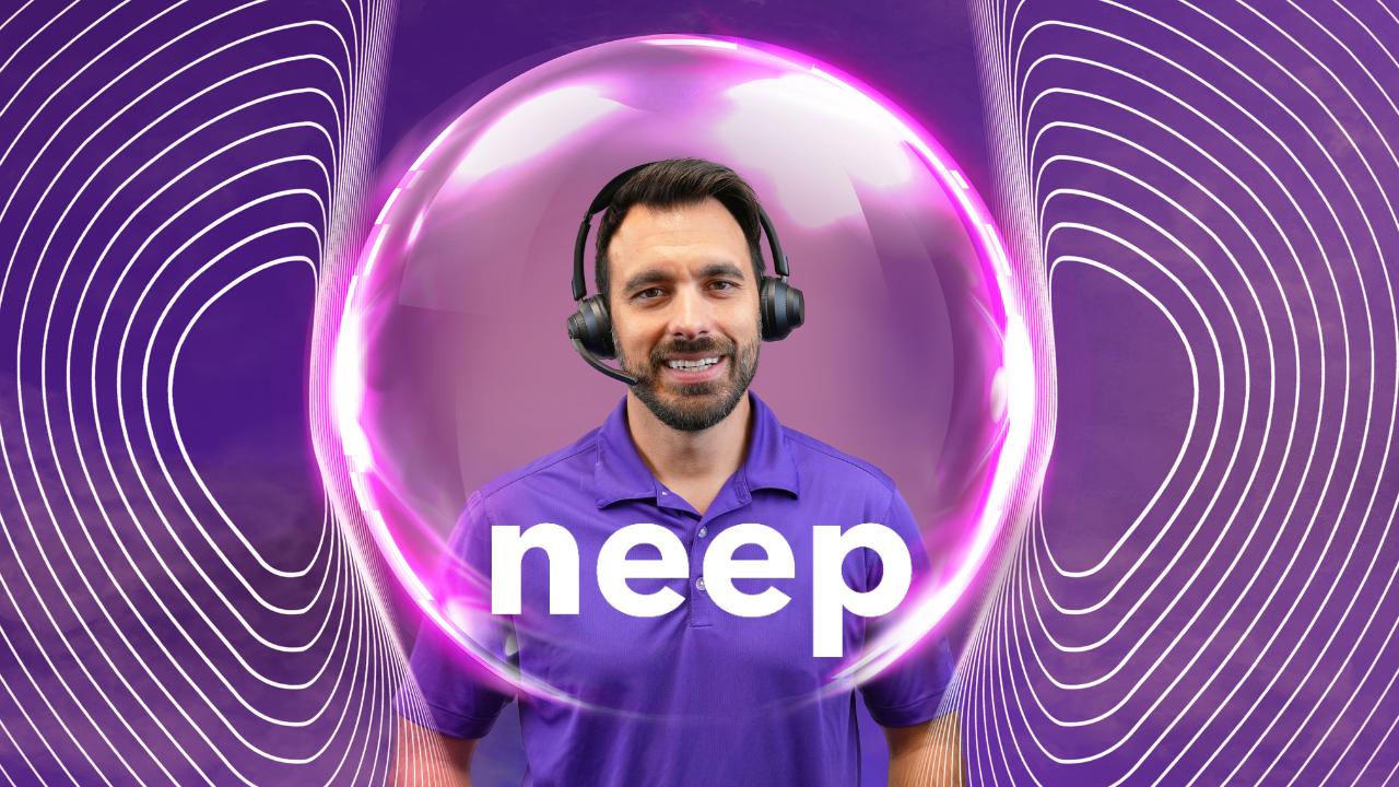 Log in to neep noise cancelling app